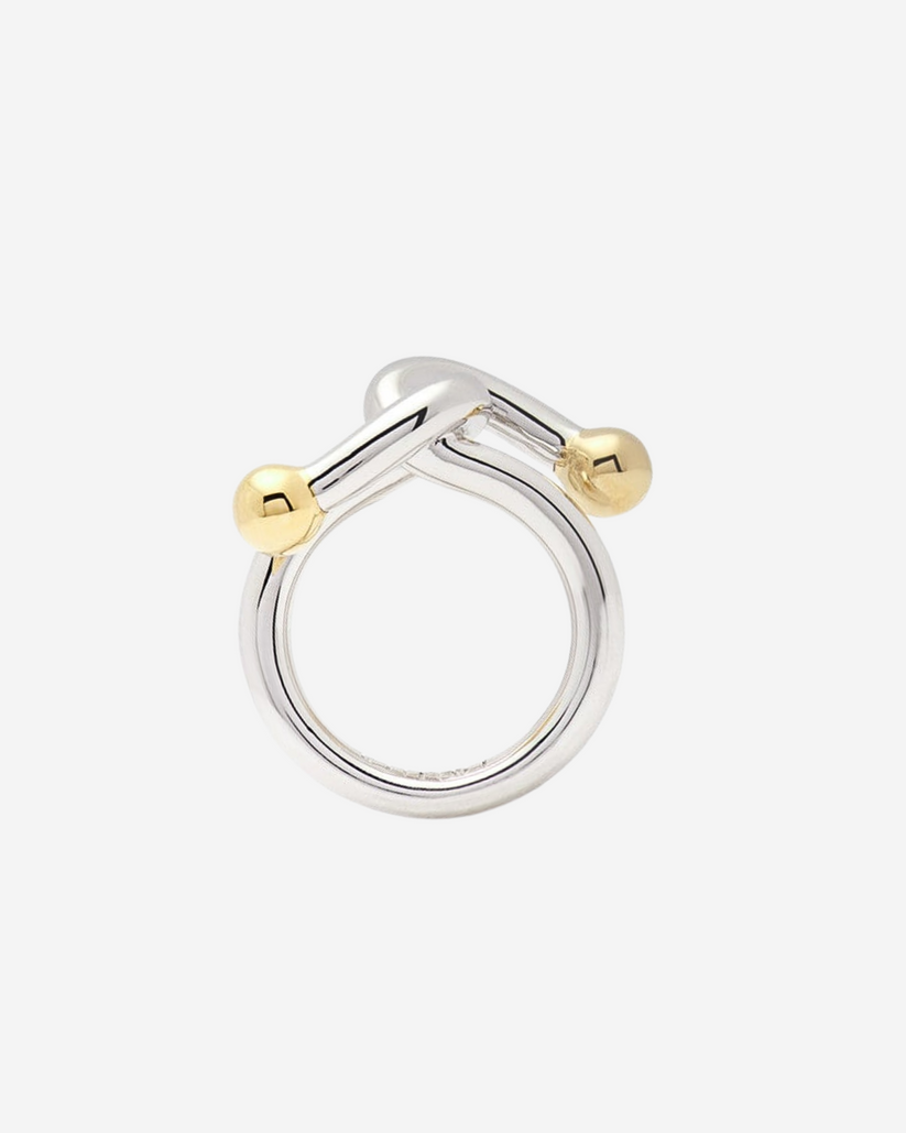 Falcate ring silver | ENNUI Atelier